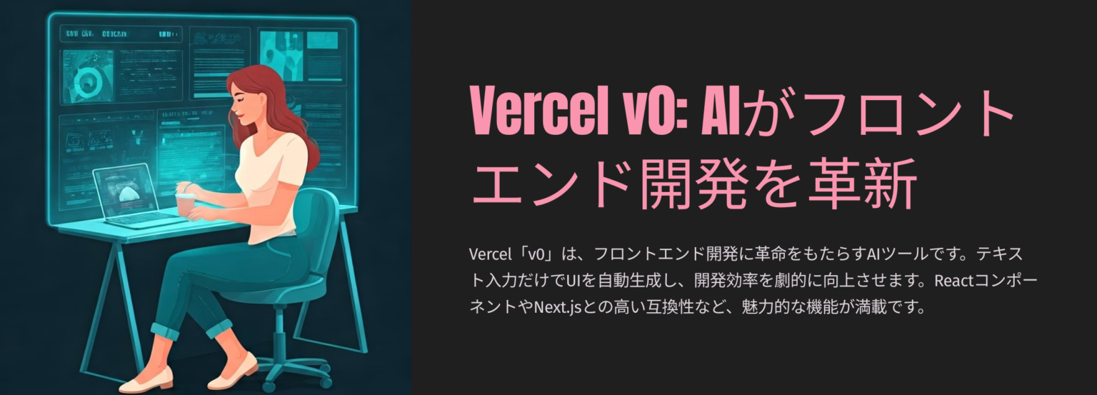 ノーコードでUI作成を実現するVercel「v0」の特徴と使い方を徹底解説！無料と有料の違い