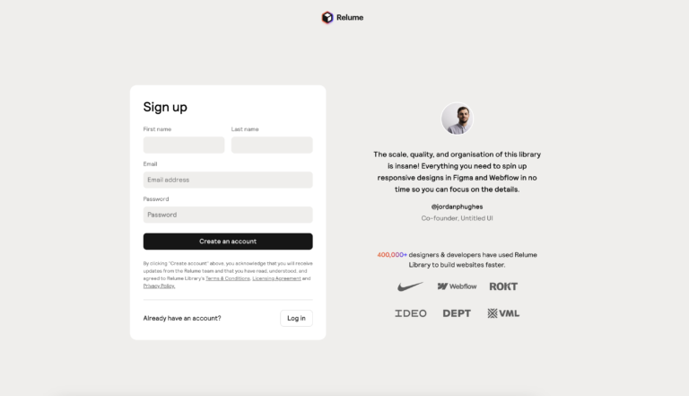 Relumeを使ってたった数時間でワイヤーフレーム生成できるAI搭載のWebデザインビルダーの技術がすごい - nocode.love